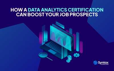Elevate Job Prospects with Data Analytics Certification